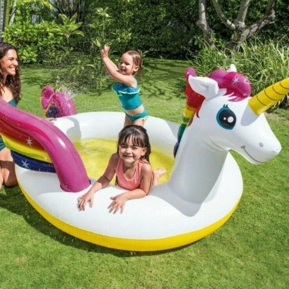 Intex Party Supplies | Intex Giant Unicorn Inflatable Kids Swimming ...